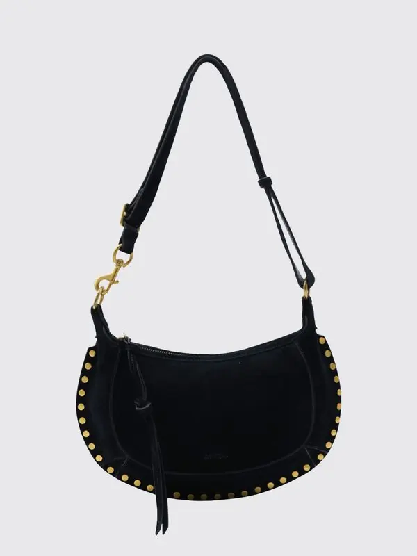 Isabel Marant Étoile Oskan Moon Suede Bag - Black