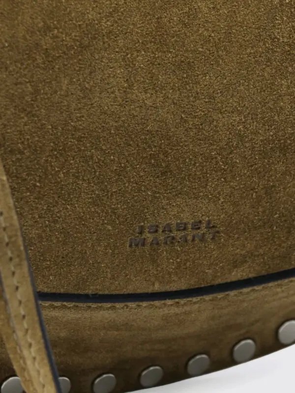 Isabel Marant Étoile Oskan Moon Suede Bag - Grey