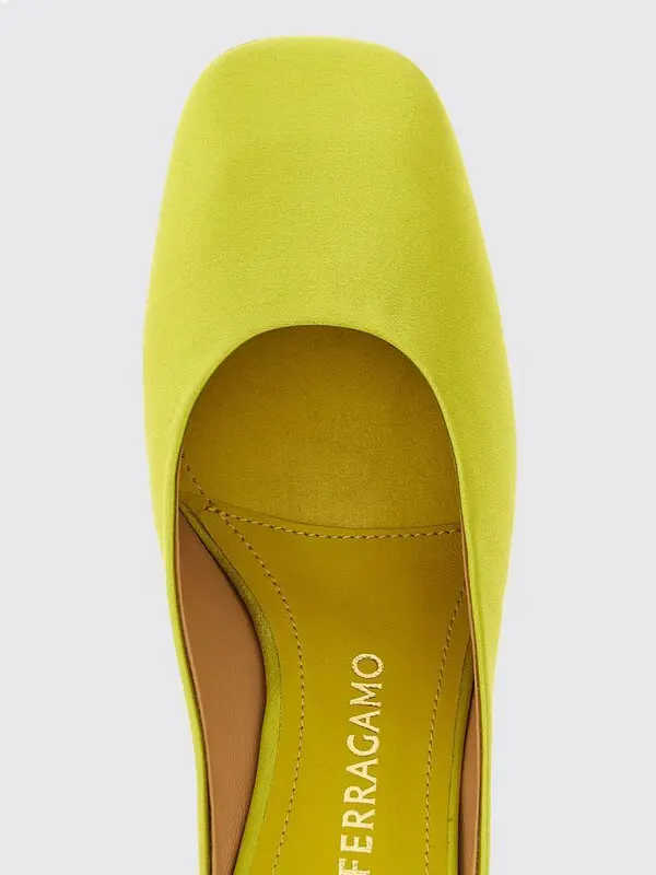 FERRAGAMO Sculptural Heel Mules