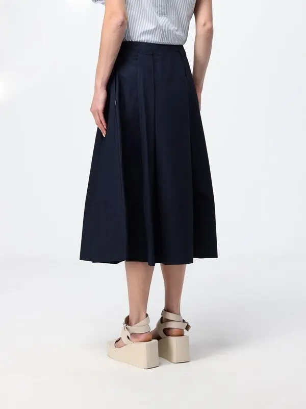 Woolrich Pleated Midi Skirt - Blue