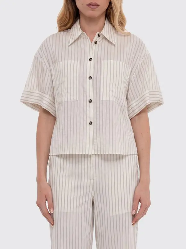 Liu Jo Striped Shirt - White