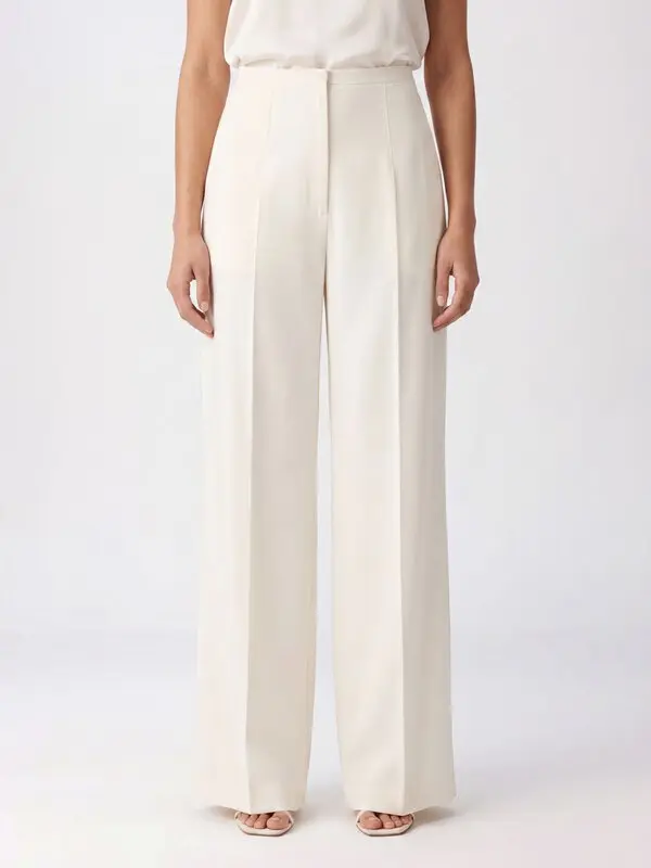 Alberta Ferretti Wide-leg Trousers - Ivory