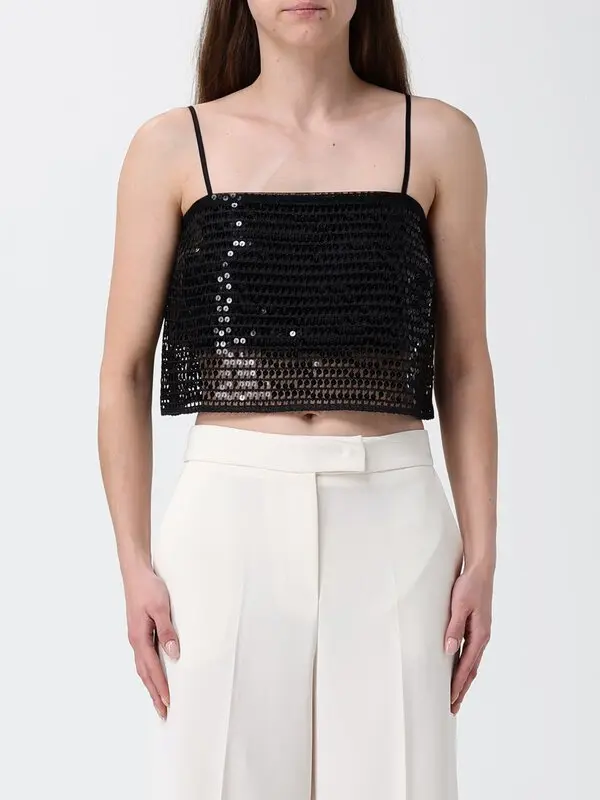 SIMONA CORSELLINI Embellished Cropped Top