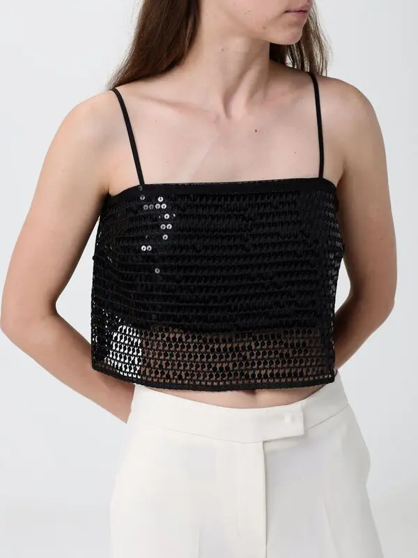 SIMONA CORSELLINI Embellished Cropped Top
