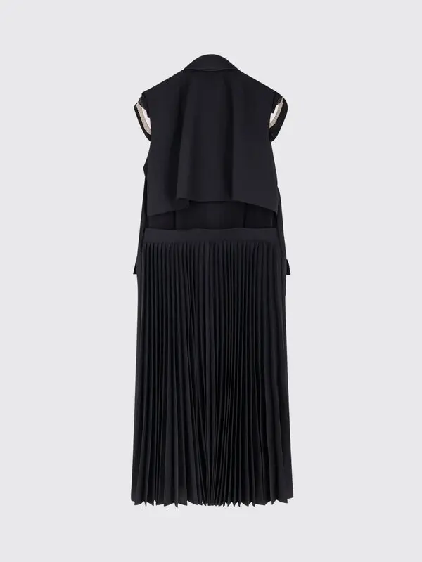 Sacai Double Breasted Wool Blend Vest
