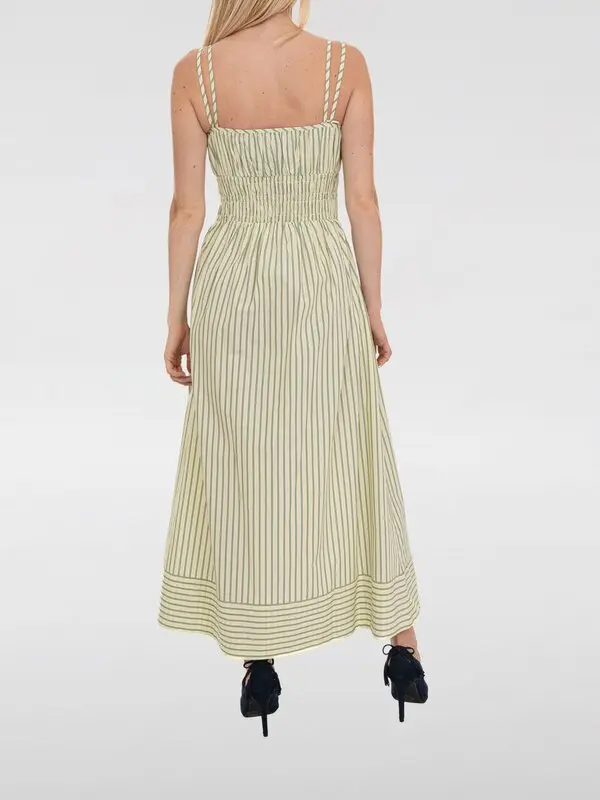 BOSS Striped Midi Dress