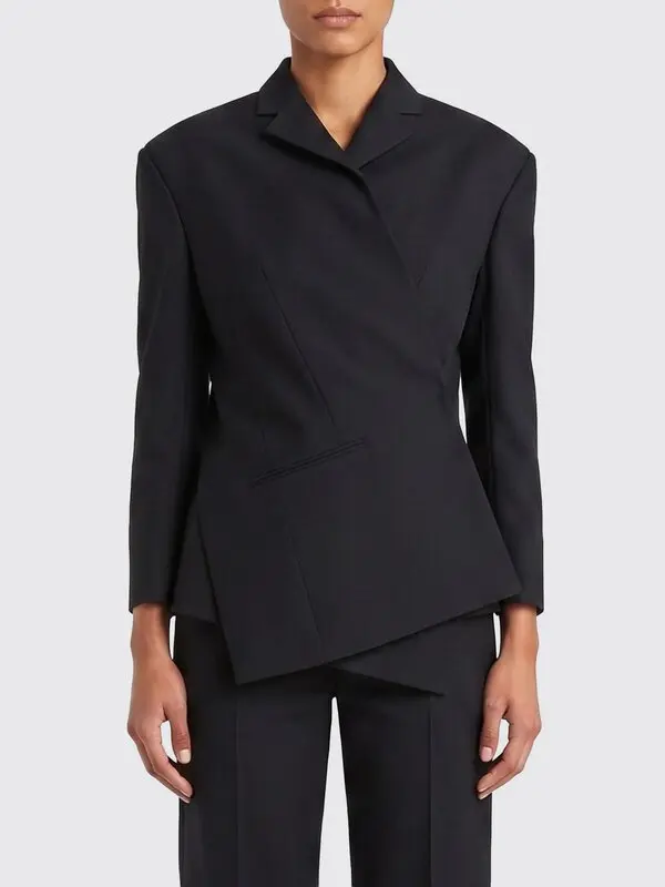 Khaite Asymmetrical Wool And Silk Blazer