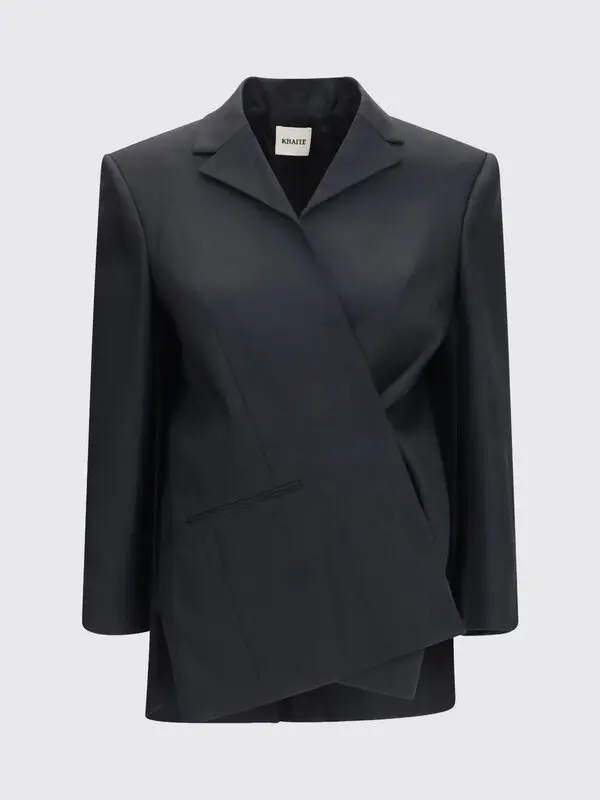 Khaite Asymmetrical Wool And Silk Blazer