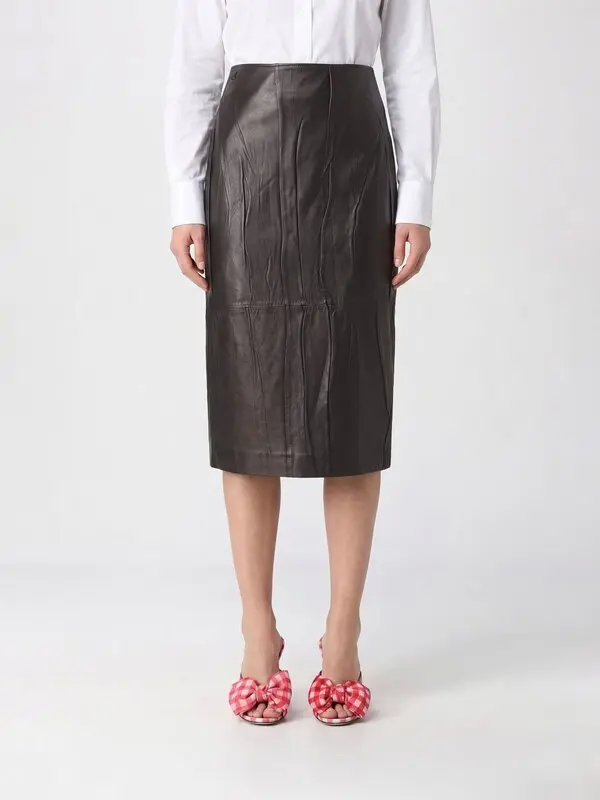 Ermanno Scervino Leather Skirt
