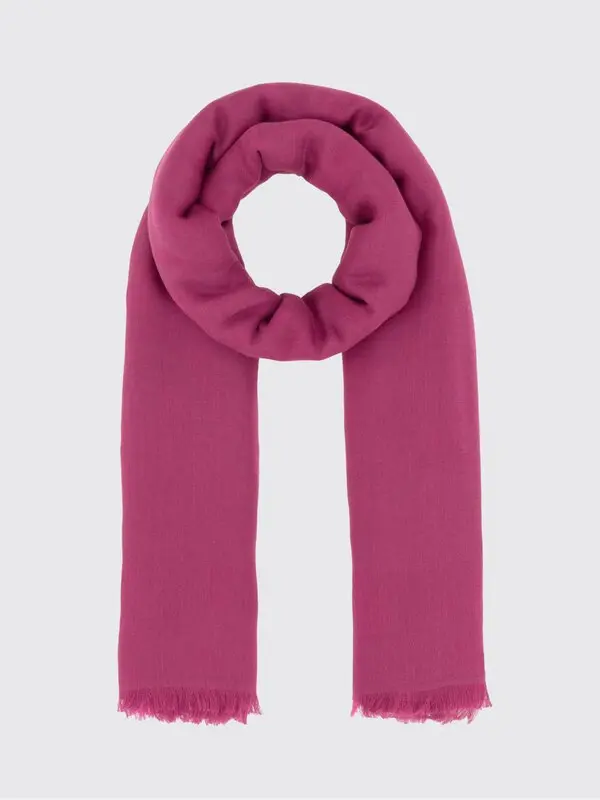 Max Mara Cotton Blend Scarf - Pink