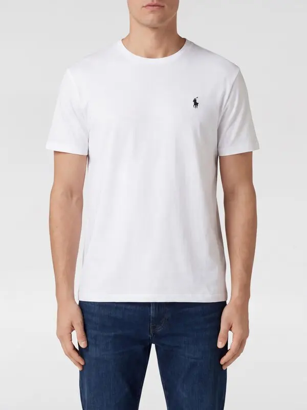 Polo Ralph Lauren Logo Cotton T-shirt - White