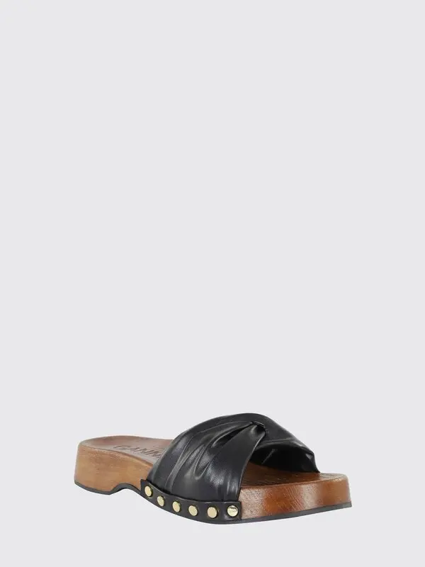 GANNI Heeled Sandals With Stud Detailing