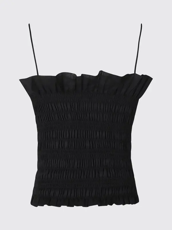 Andamane Shirred Frill Camisole