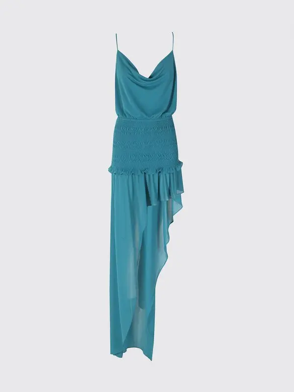 Andamane Asymmetrical Draped Maxi Dress