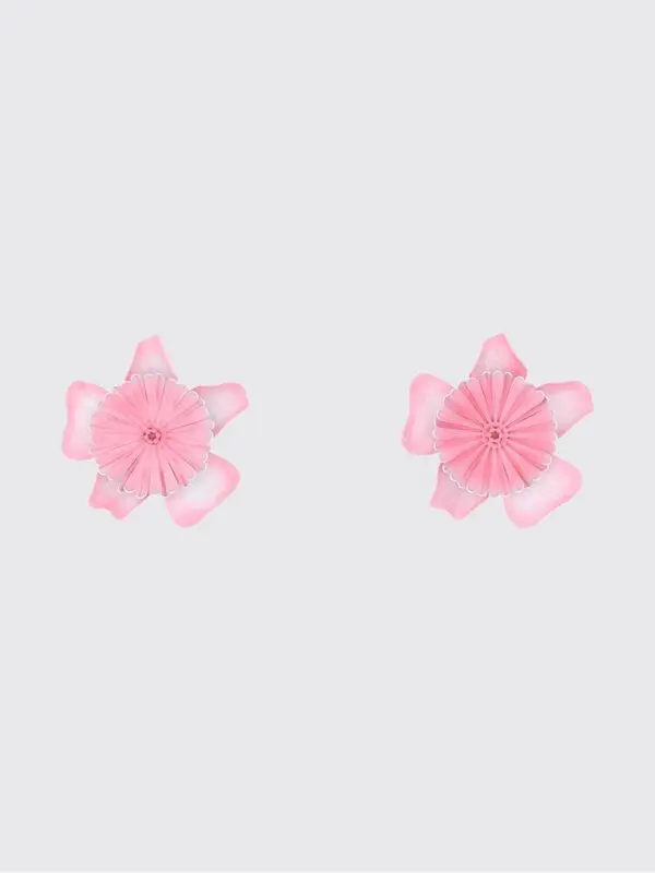 Chloé Jewel Clip-on Earrings - Fuchsia