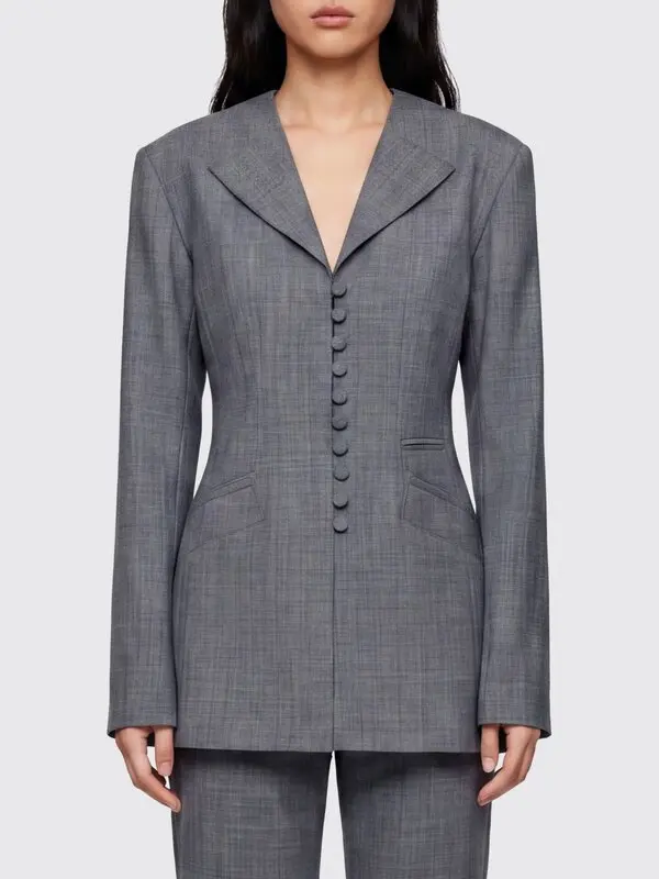 GANNI Tailored Jacket With Button Detailing