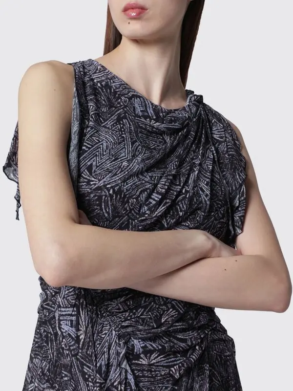 Isabel Marant Étoile Draped Print Dress