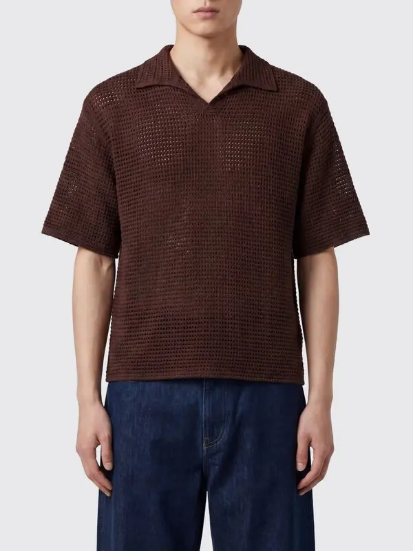 Auralee Polo Shirt - Brown