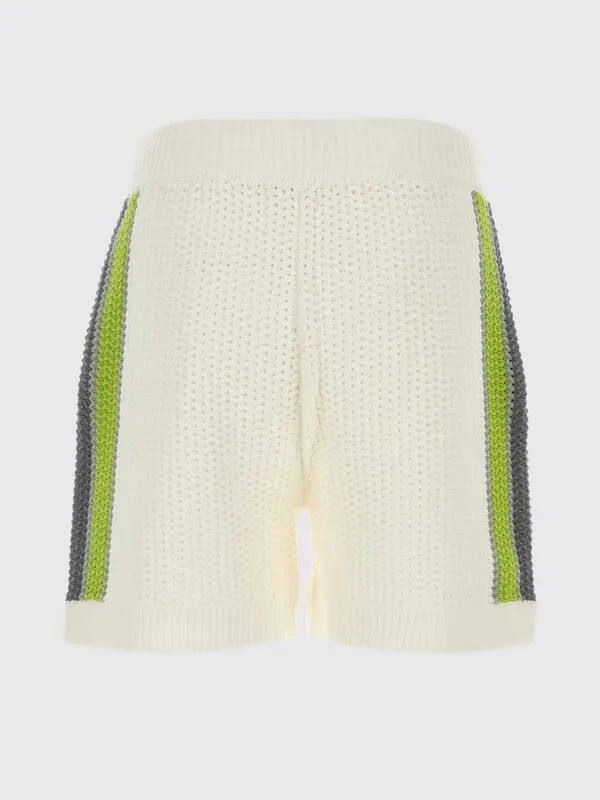 Casablanca Knit Shorts With Contrast Stripe Detailing