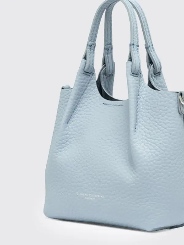 GIANNI CHIARINI Dua Hammered Leather Mini Bag - Green