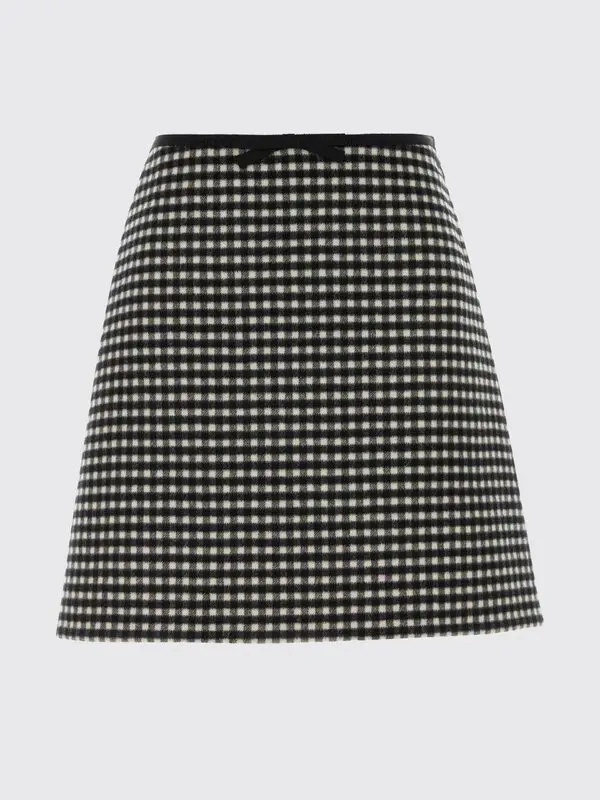 Valentino Garavani Gingham Check Mini Skirt