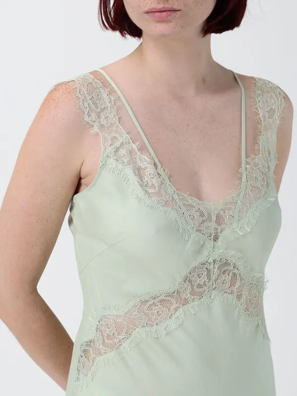 Pinko Lace Trim Slip Dress