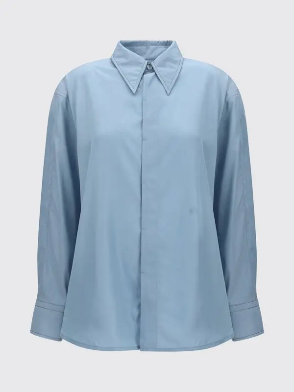 Bottega Veneta Long-sleeve Viscose And Silk Blend Shirt