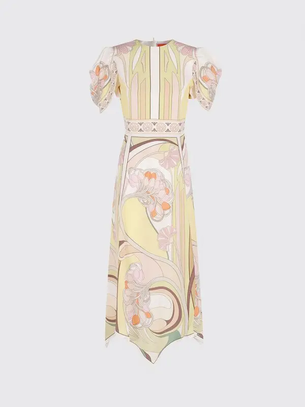 La DoubleJ Printed Midi Dress