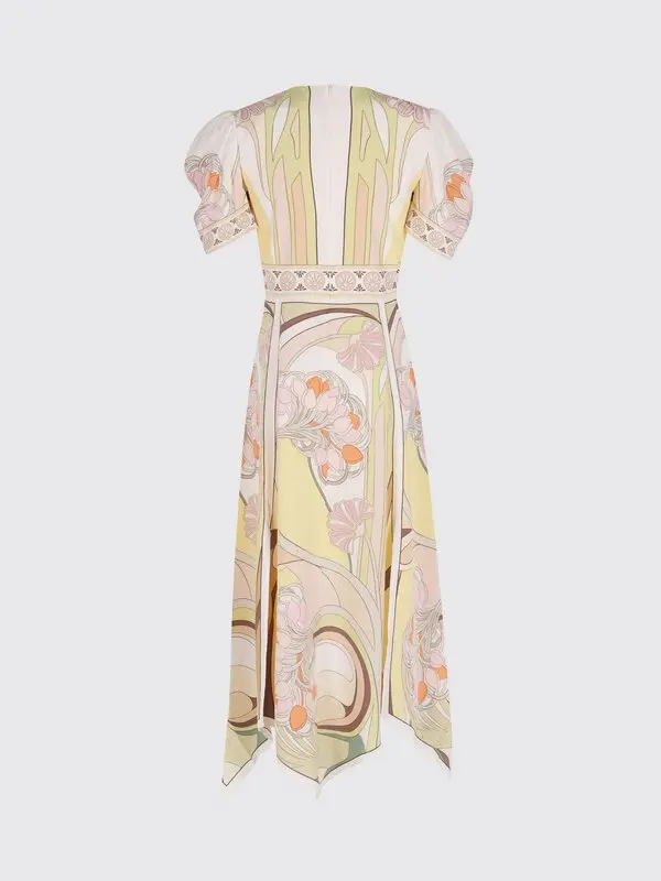 La DoubleJ Printed Midi Dress