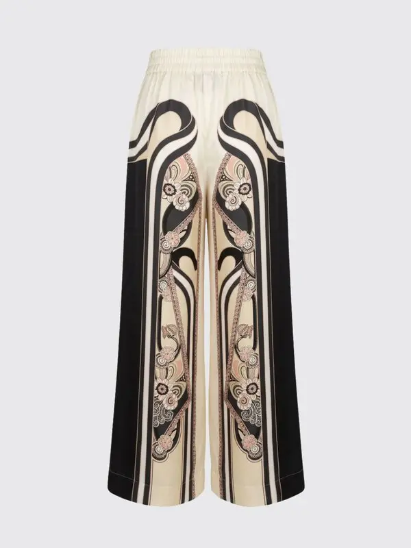 La DoubleJ Printed Wide Leg Trousers