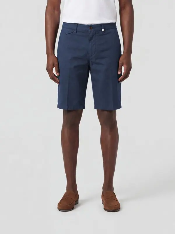 MYTHS Tailored Chino Shorts - Navy