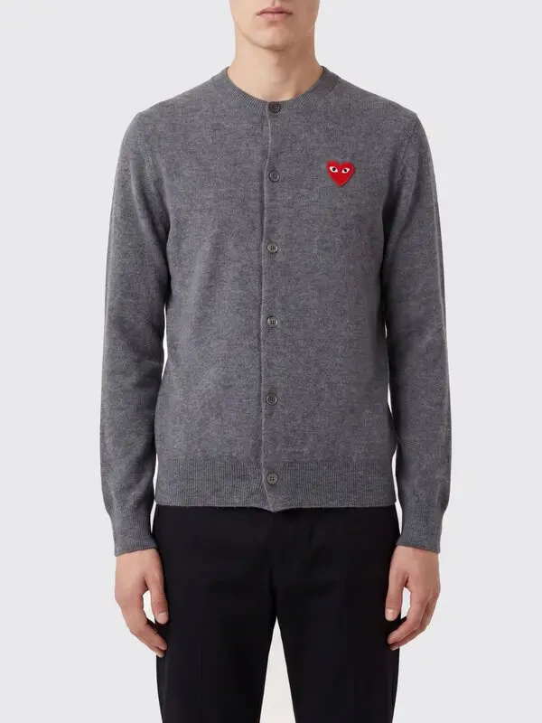 Play Comme Des Garcon Cardigan - Grey
