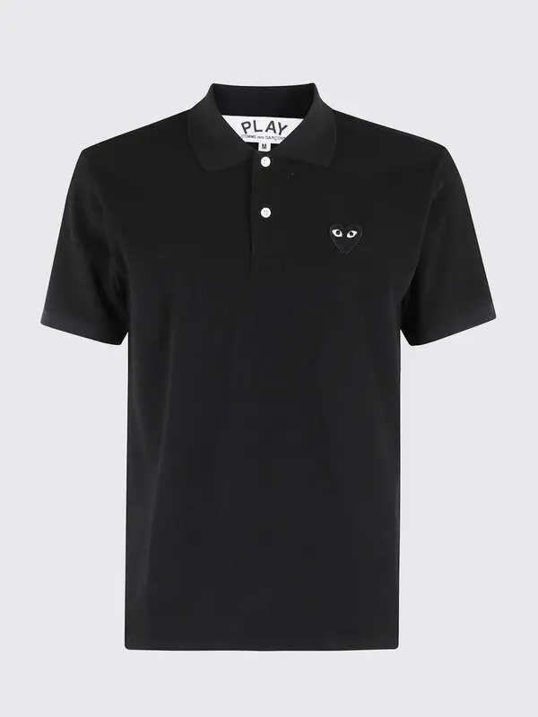 Play Comme Des Garcon Polo Shirt - Black