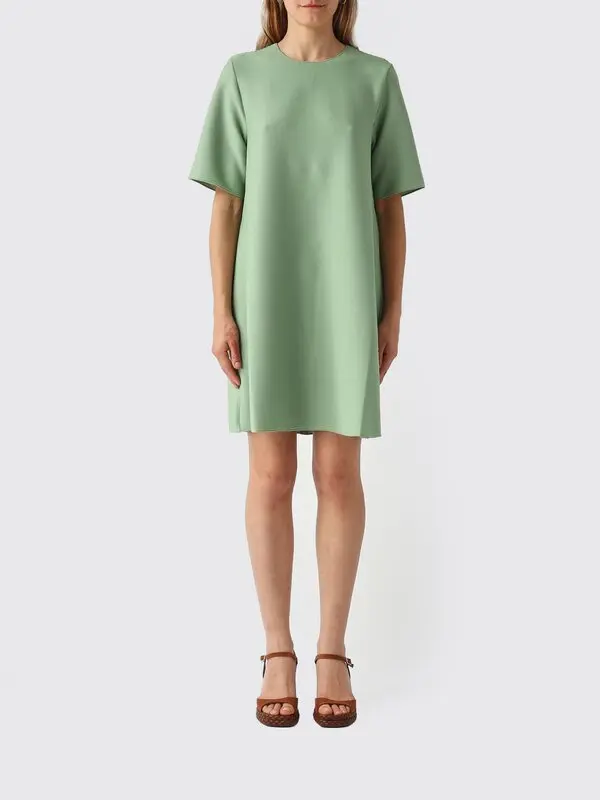 Max Mara Crêpe T-shirt Dress - Green