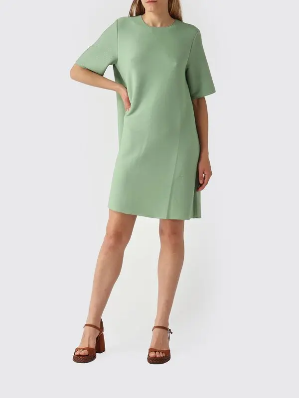 Max Mara Crêpe T-shirt Dress - Green