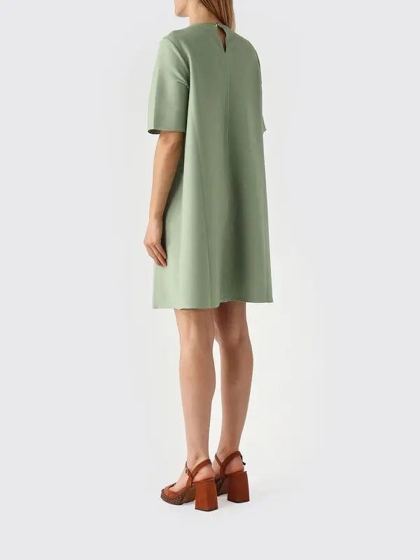 Max Mara Crêpe T-shirt Dress - Green
