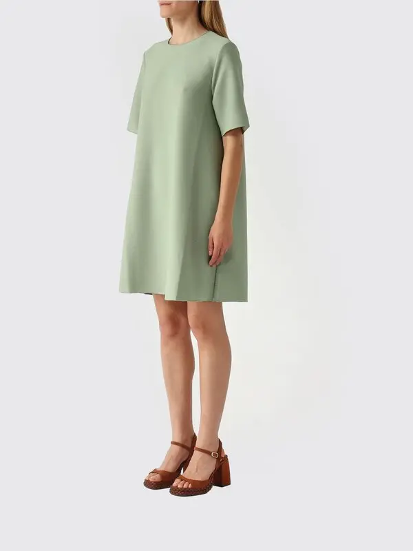 Max Mara Crêpe T-shirt Dress - Green