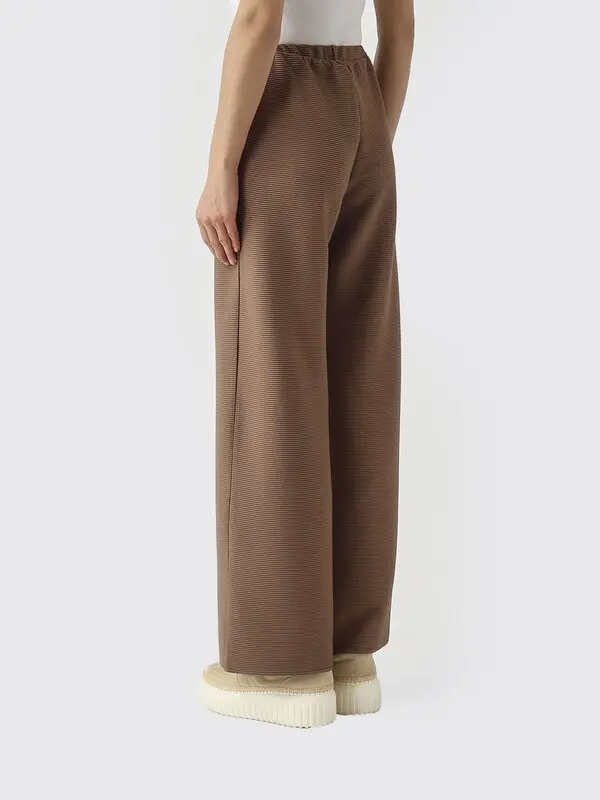 Max Mara Stretch Jersey Straight Trousers - Coffee