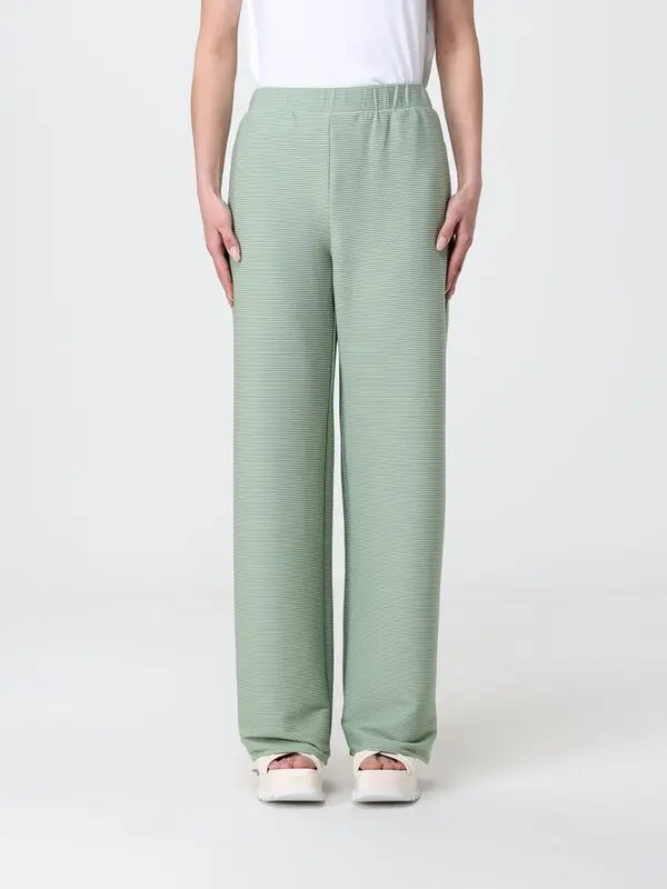 Max Mara Stretch Jersey Straight Trousers - Sage