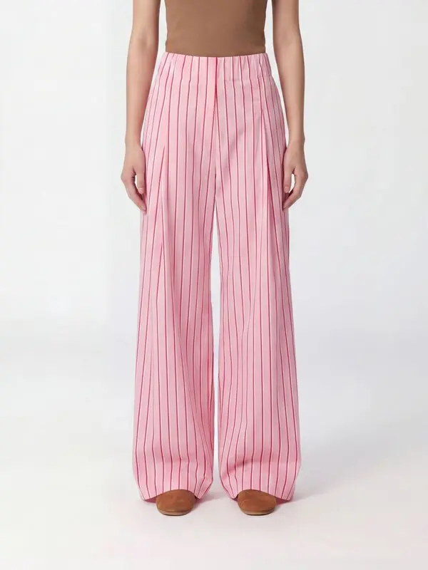Dries Van Noten Striped Wide Leg Trousers