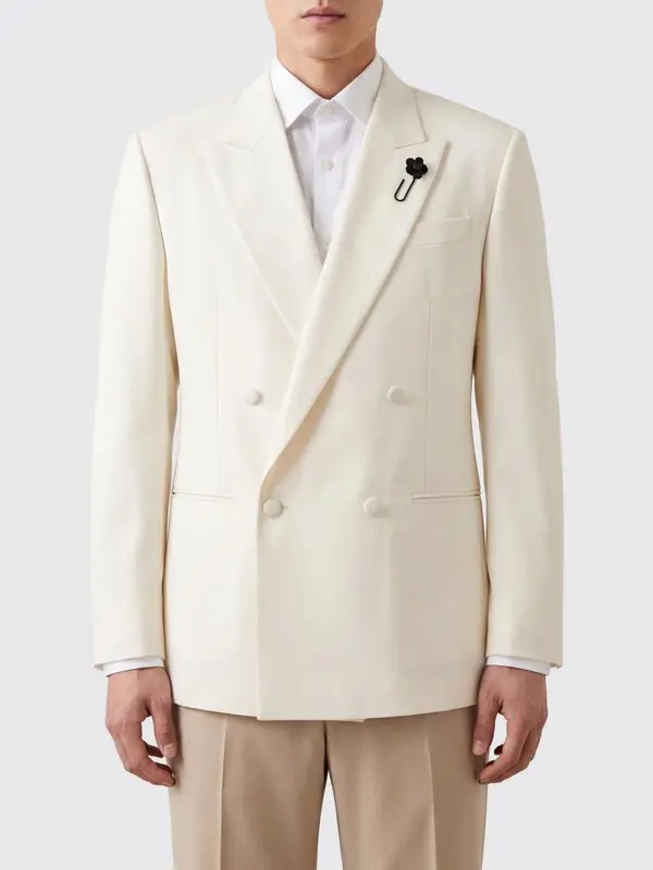 LARDINI Double Breasted Blazer