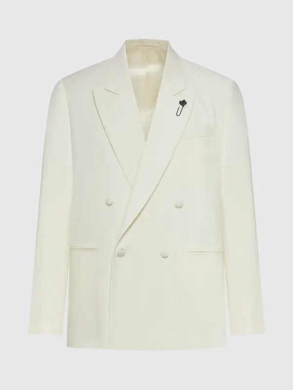 LARDINI Double Breasted Blazer