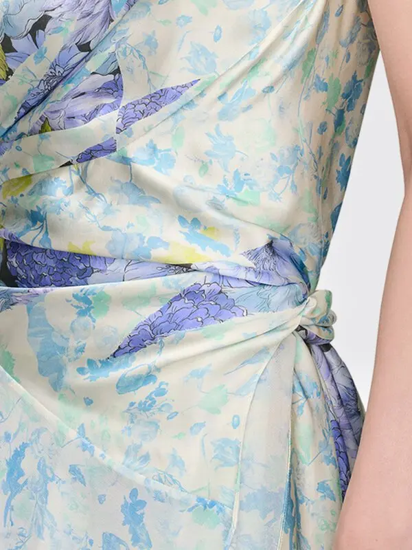 MAISON MARGIELA Printed Draped Dress