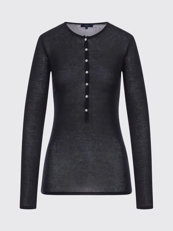 Soeur Long Sleeve Henley T-shirt
