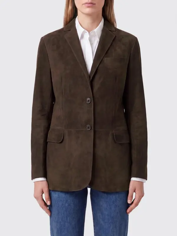 SALVATORE SANTORO Suede Blazer