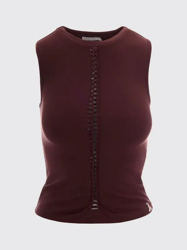 Patrizia Pepe Sleeveless Modal Top - Brown