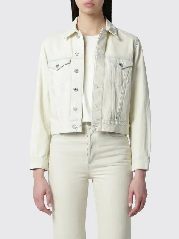 A.p.c. Bleached Organic Cotton Denim Jacket - White