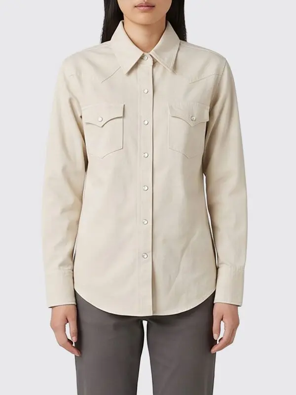 A.p.c. Organic Cotton Shirt - Beige