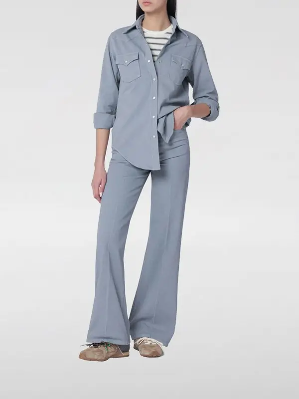 A.p.c. Flared Jeans In Organic Cotton Denim