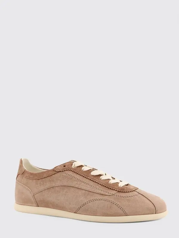 Brunello Cucinelli Leather And Suede Low-top Sneakers